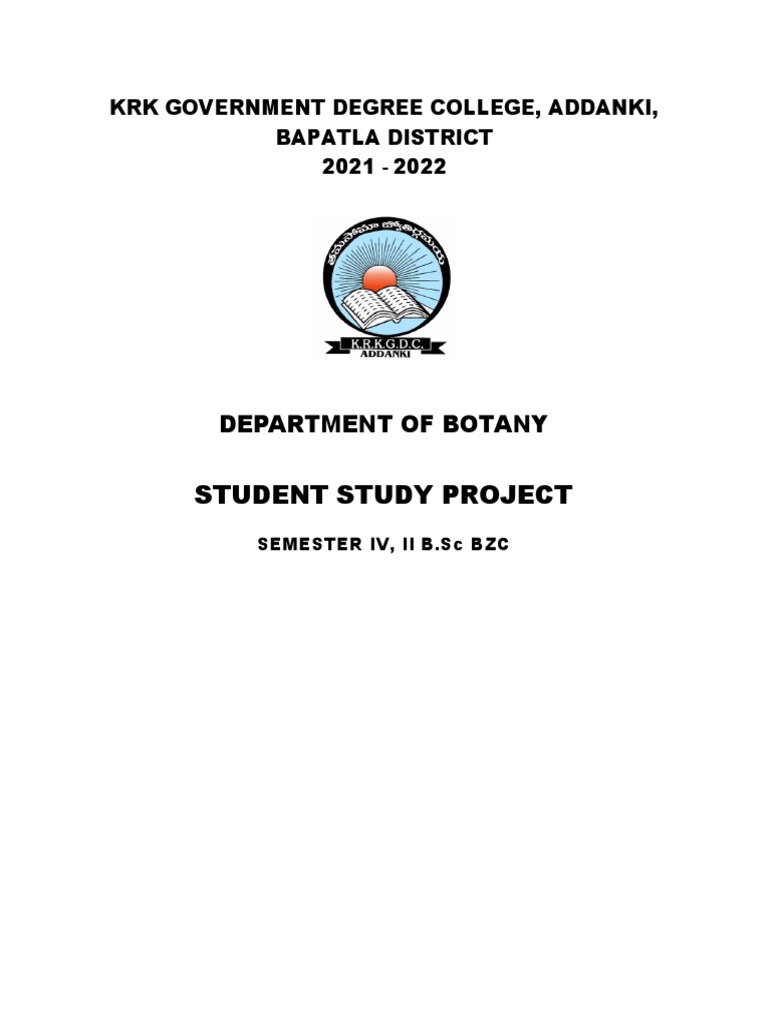 campus plant diversity botany project , 2021-22 | PDF | Biodiversity ...