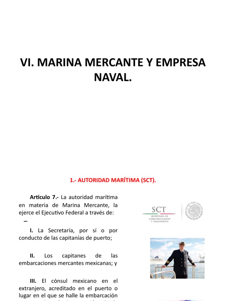 Vi. Marina Mercante y Empresa Naval. | PDF