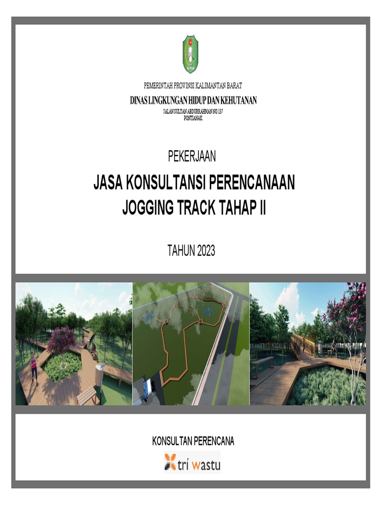 Spesifikasi Teknis Gambar Dan Rks Jogging Track Tahap II 2023ys | PDF
