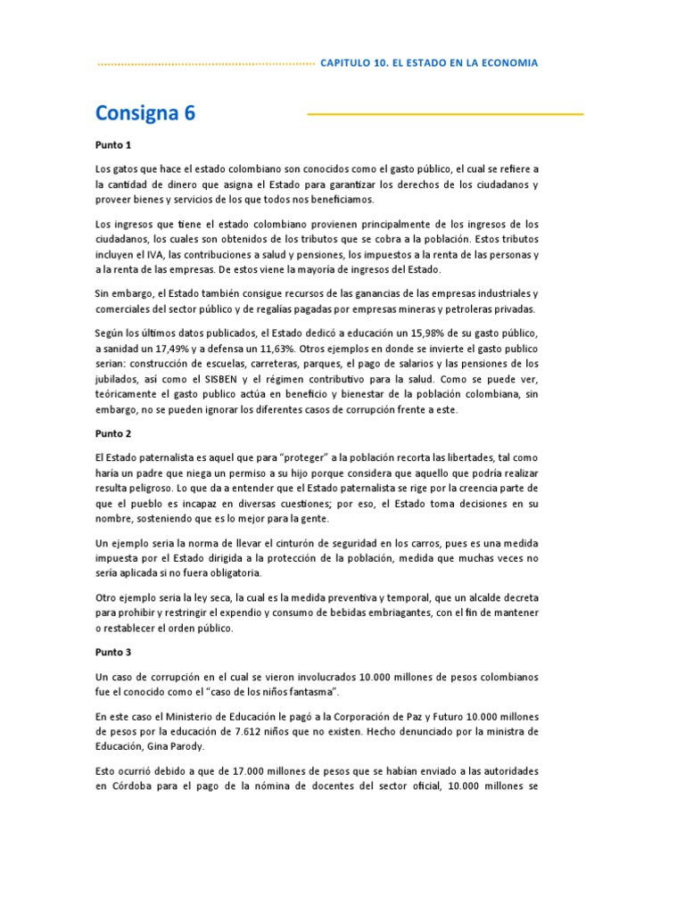 ICE Consigna 6 Solución | PDF | Salario | Impuestos