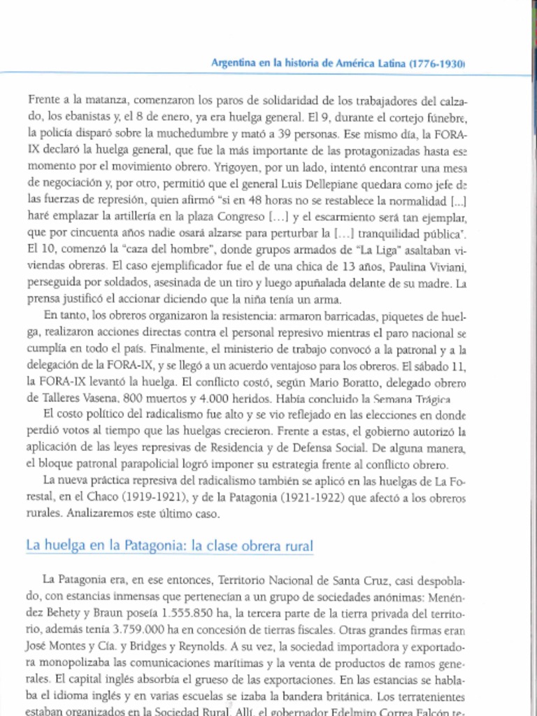 Historia Argentina en El Contexto Latinoamericano | PDF