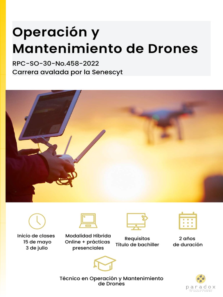 Operacion-y-Mantenimiento-de-Drones | PDF