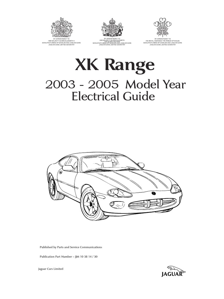 2003 XK 8 Wiring | PDF