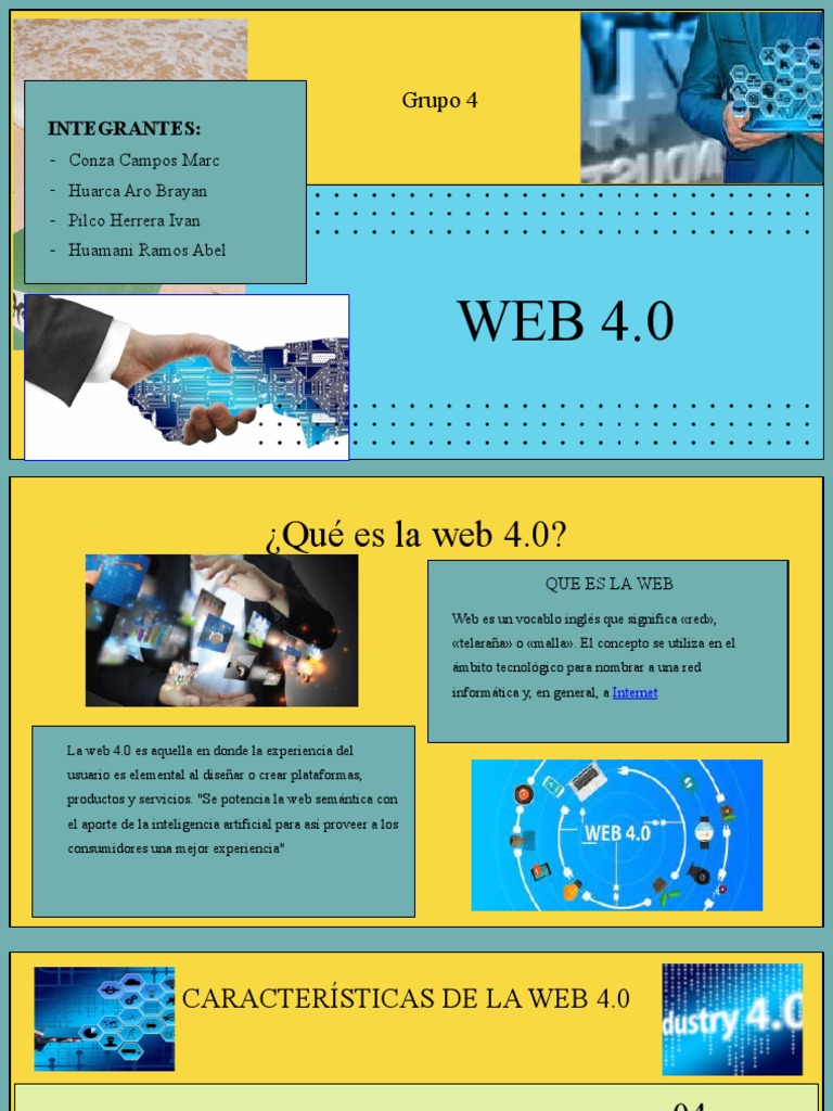 Características y Ejemplos de la Web 4.0 | PDF