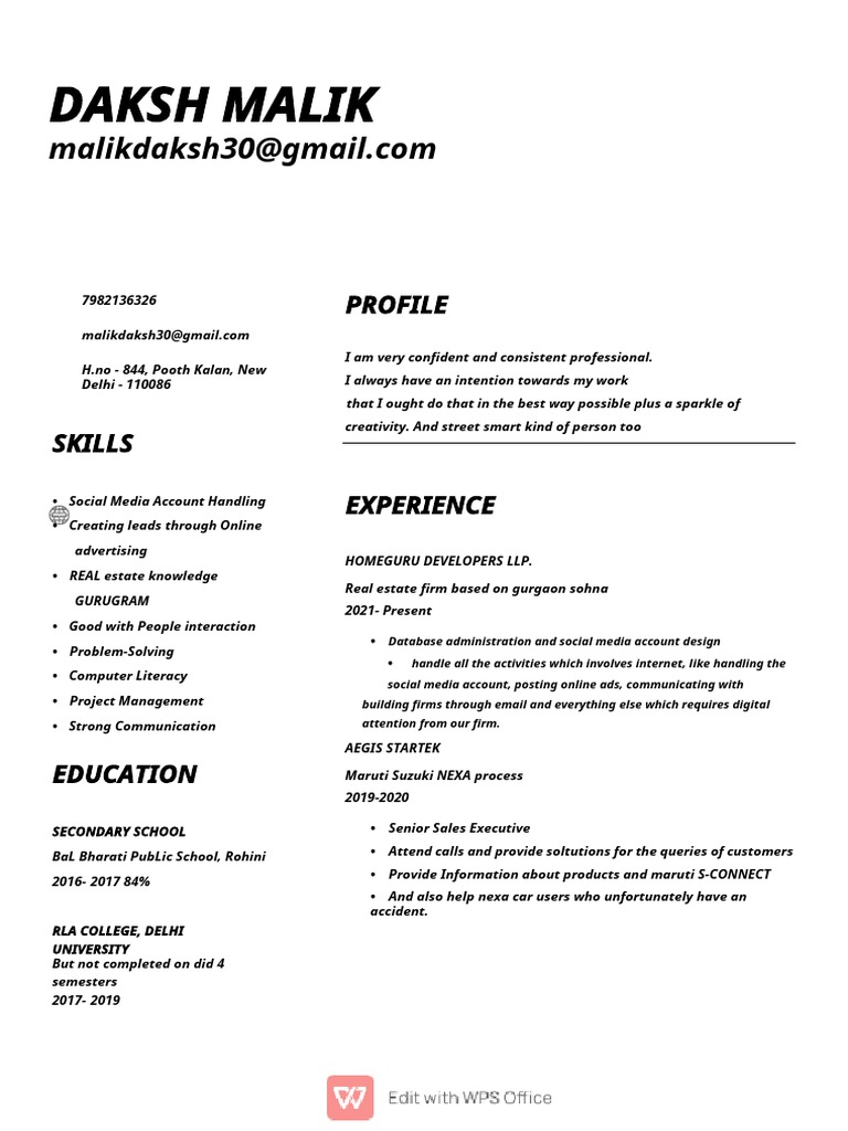 Grey Clean CV Resume Photo | PDF | Business