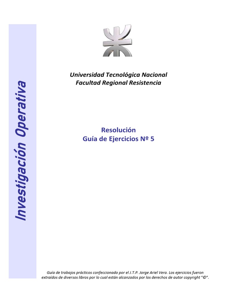 Guia de TP Nro 5 - Ej Resueltos | PDF