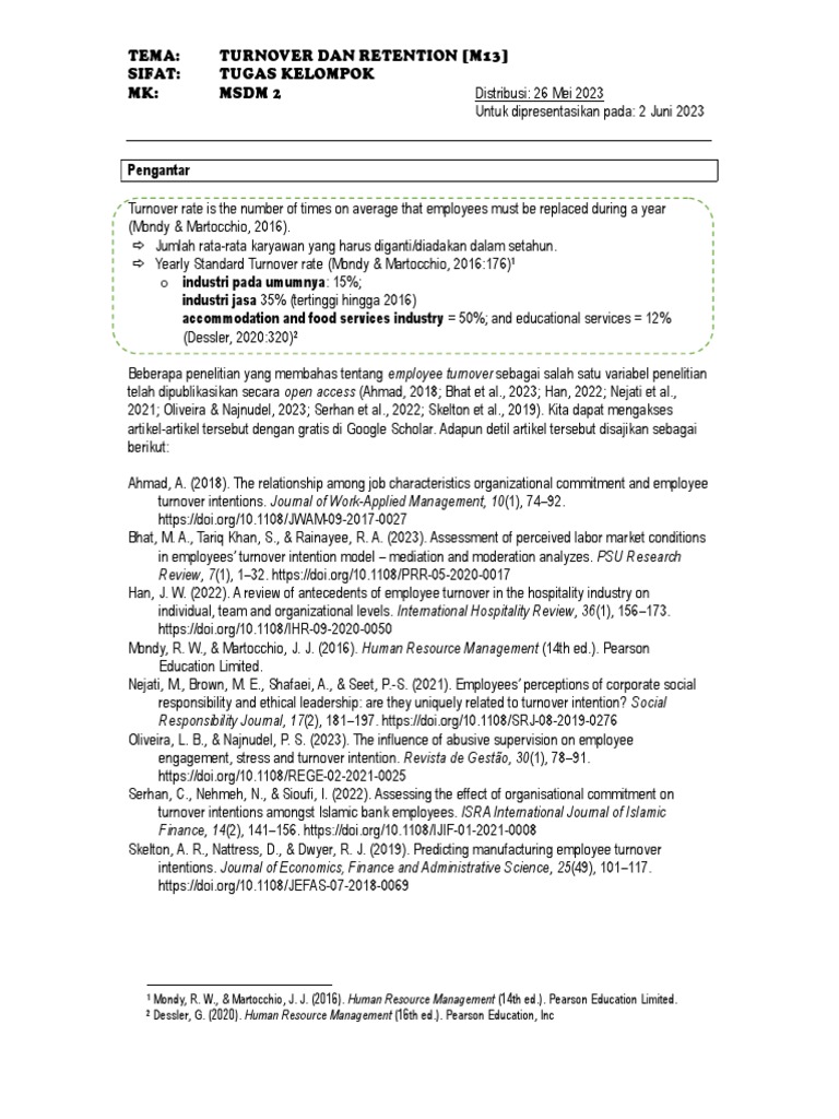 M13 - Tugas | PDF | Systems Psychology | Business