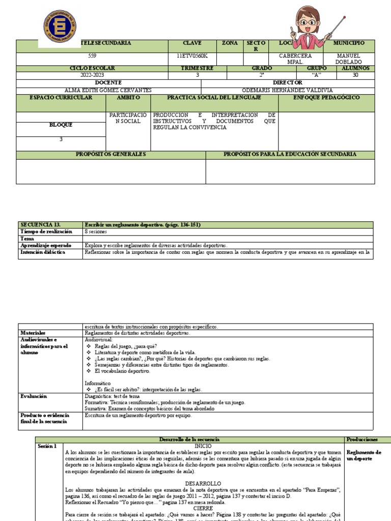 Esp. Sec. 13 | PDF | Aprendizaje | Cognición
