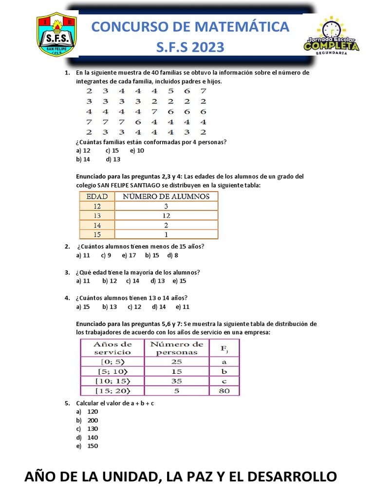Concurso de Matematica 5to Secundaria | PDF | Triángulo