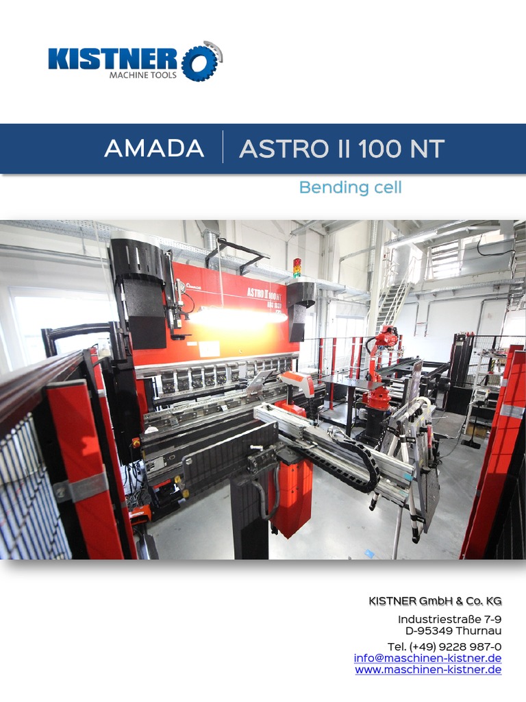 AMADA ASTRO II 100 NT Overview | PDF