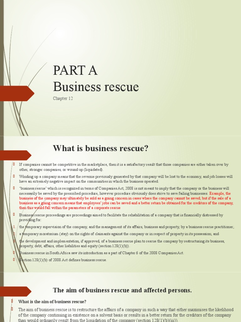 Rescue Notes (Chapter 12)Final | PDF