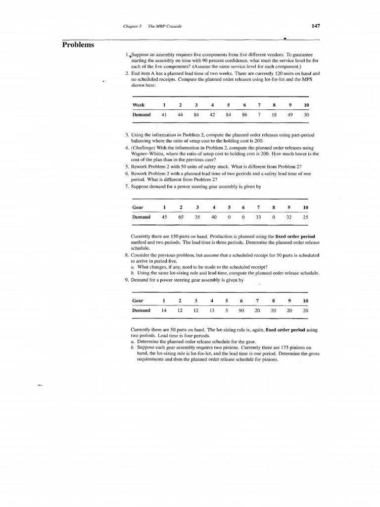 Libro Factory Physics 2da Edicion-Cap3-Ej (2) | PDF