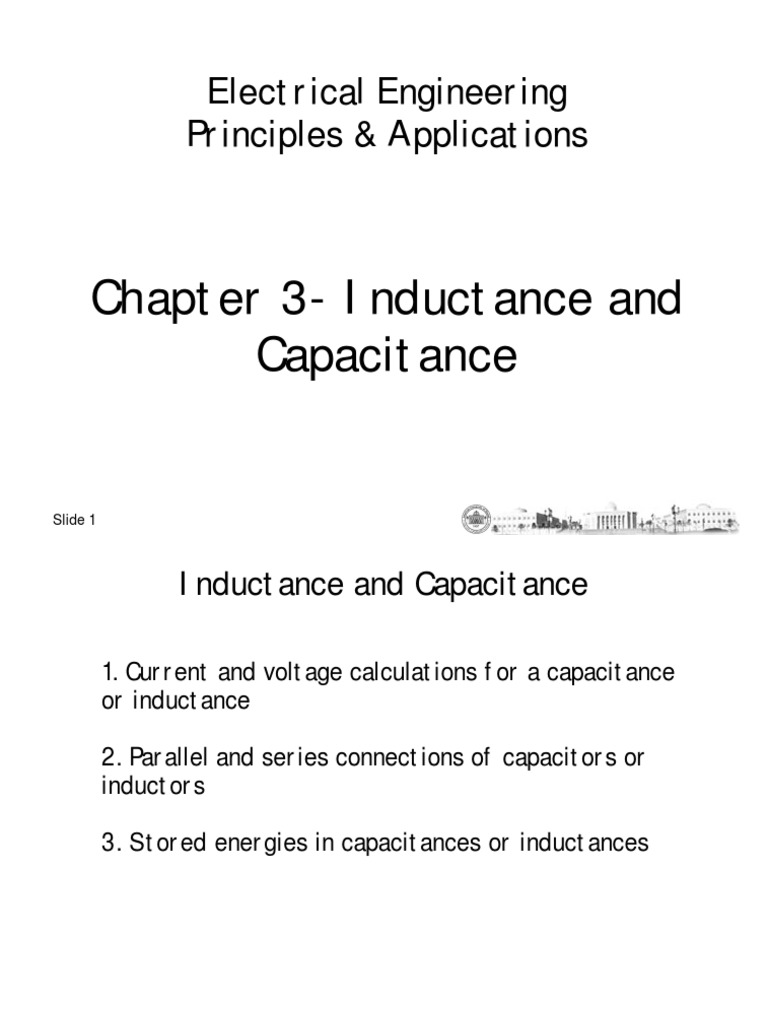 Chapter - 3 - Inductance - Capacitance | PDF