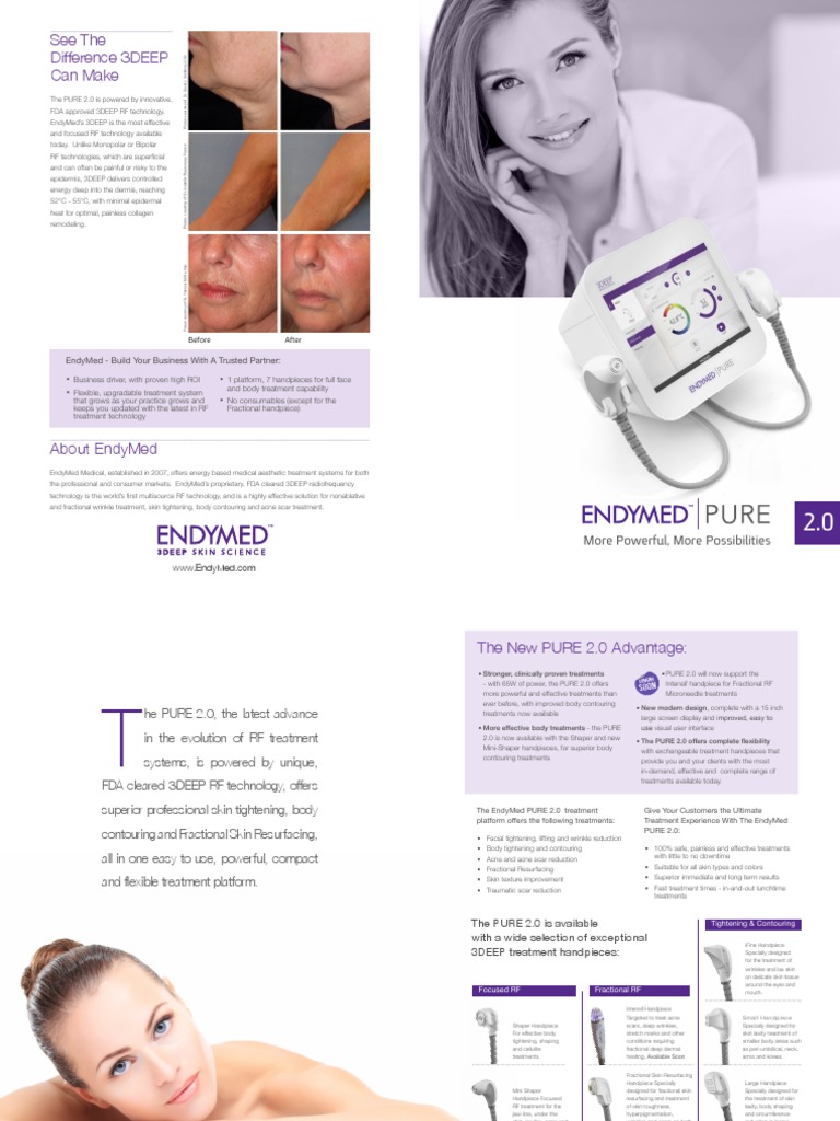 EndyMed PURE 2.0: Advanced RF Solutions | PDF | Scar | Skin