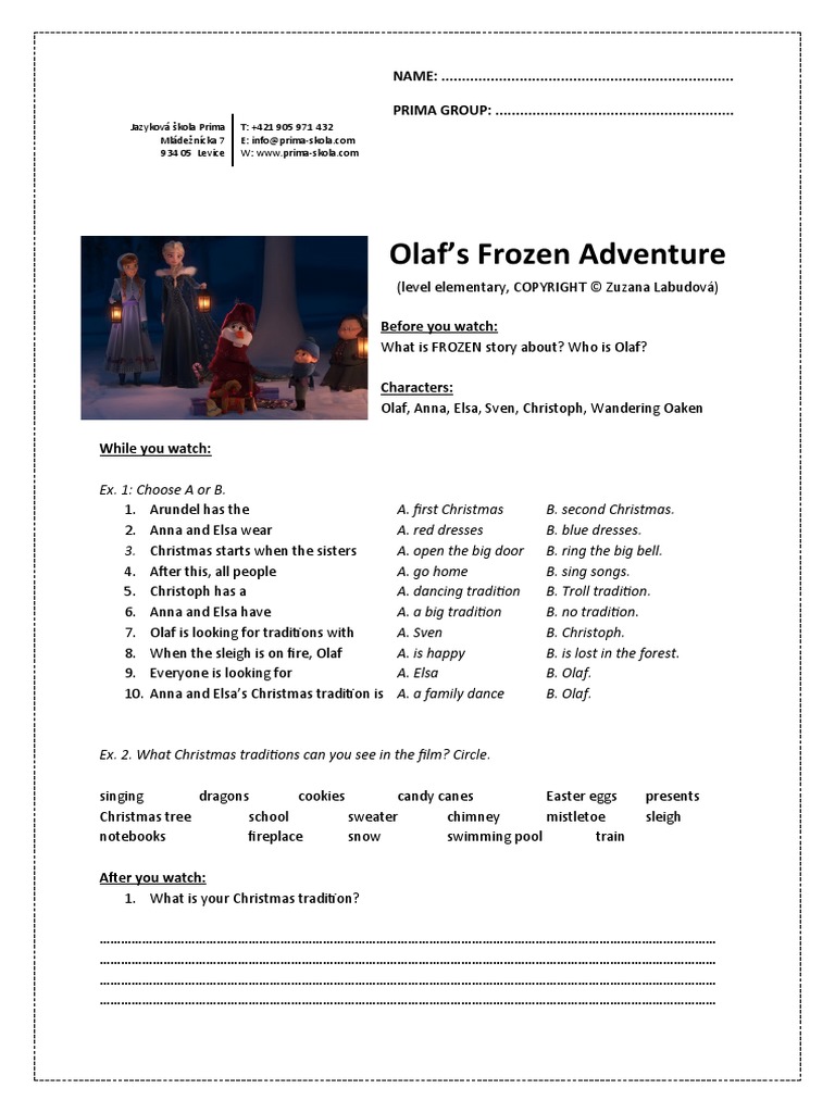 Olaf's Frozen Adventure | PDF