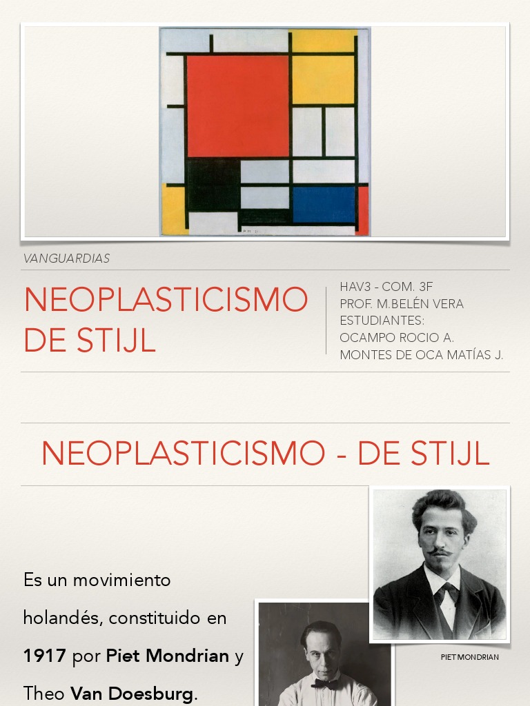 Neoplasticismo - de Stijl | PDF