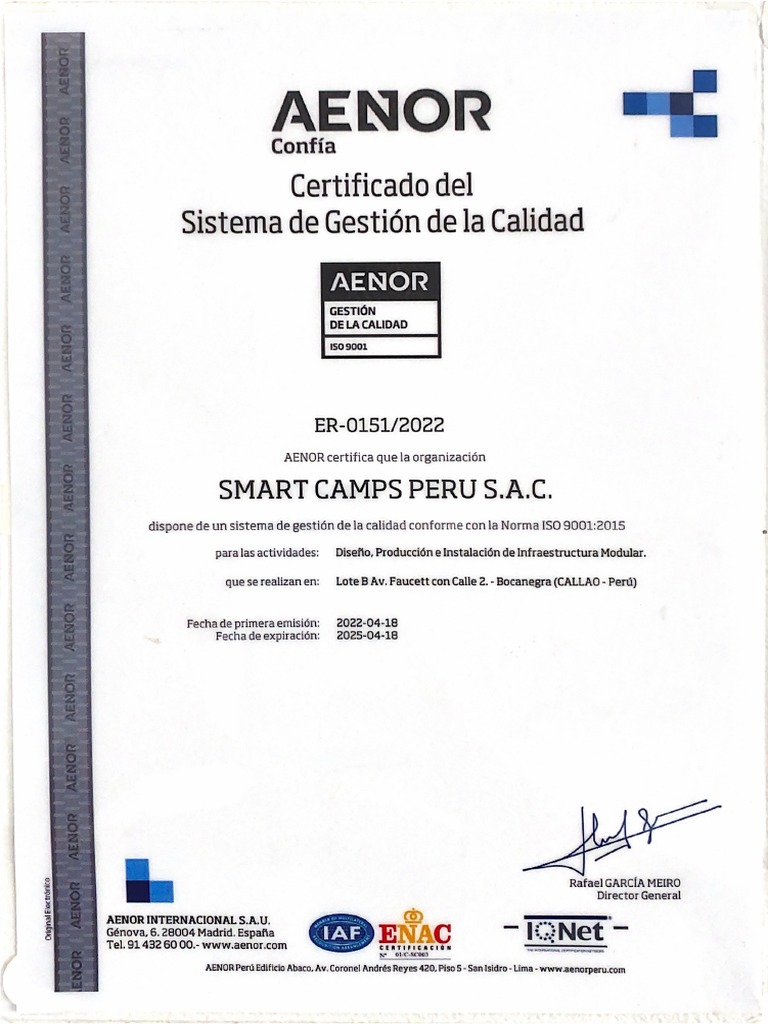 Certificado Del Sistema de Gestion | PDF Certificado Del Sistema de Gestion | PDF