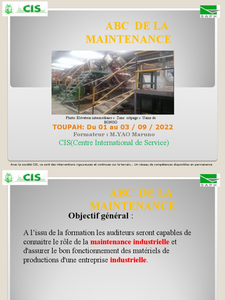 ABC de La Maintenance Groupe 1-1 | PDF | Business | Informatique