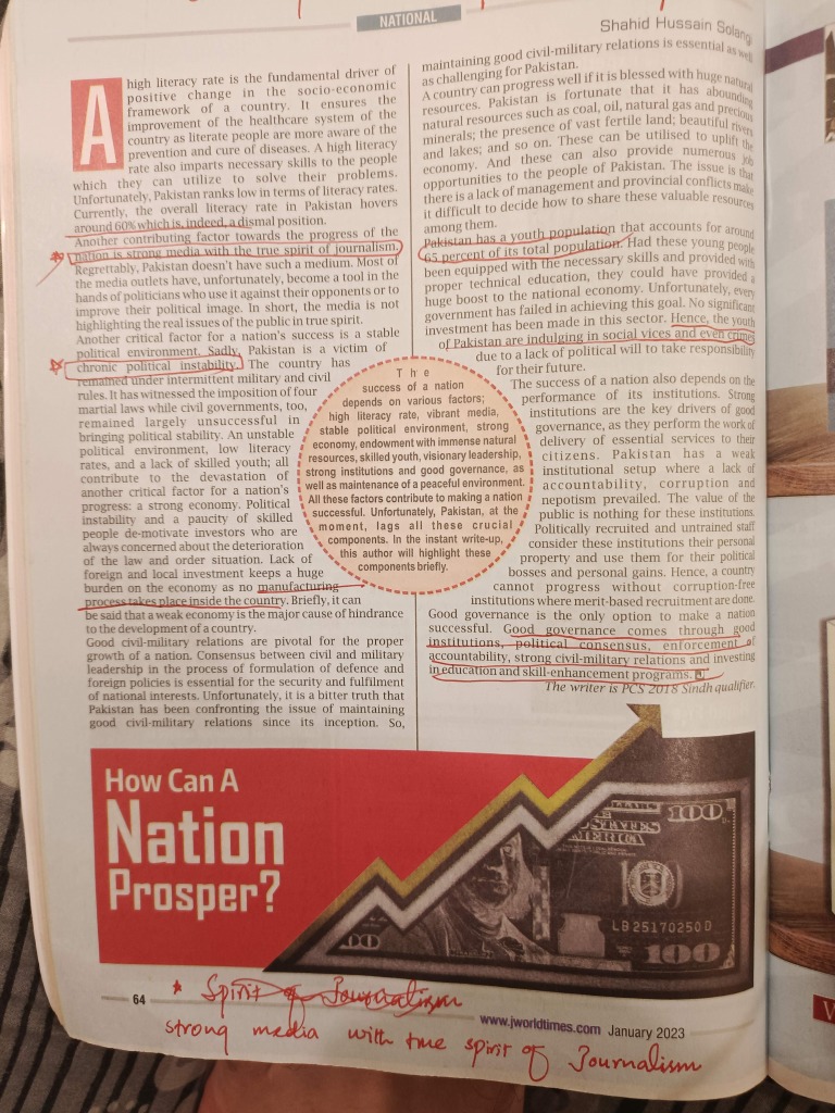 How Can A Nation Prosper | PDF