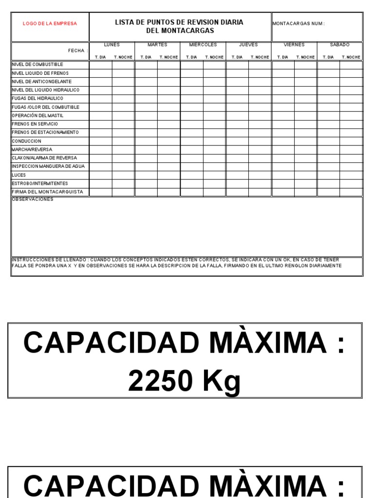 CHECK_LIST_MONTACARGAS | PDF