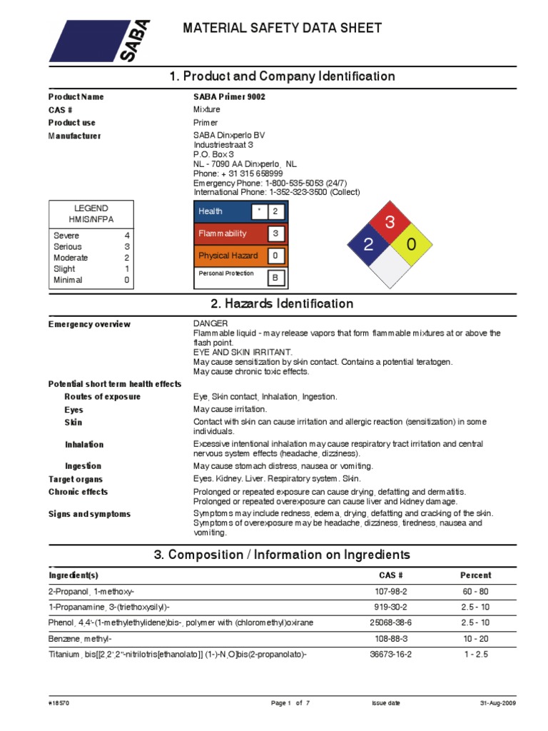 SABA Primer 9002 | PDF