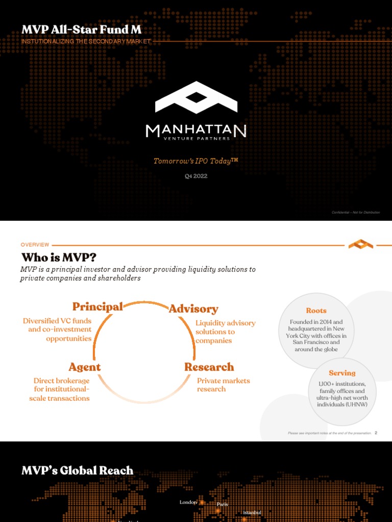 MVP Fund V-M Presentation Institutionals | PDF