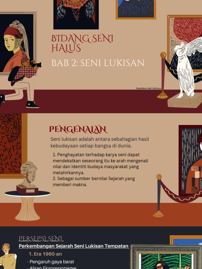 Nota Ringkas PSV Tingkatan 3 Bab 2: Seni Lukisan | PDF