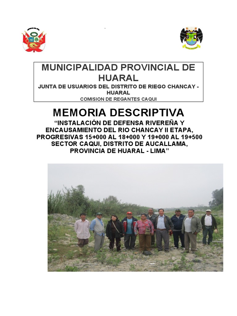Contenido Defensa Ribereña Hural | PDF | Riego | Agricultura