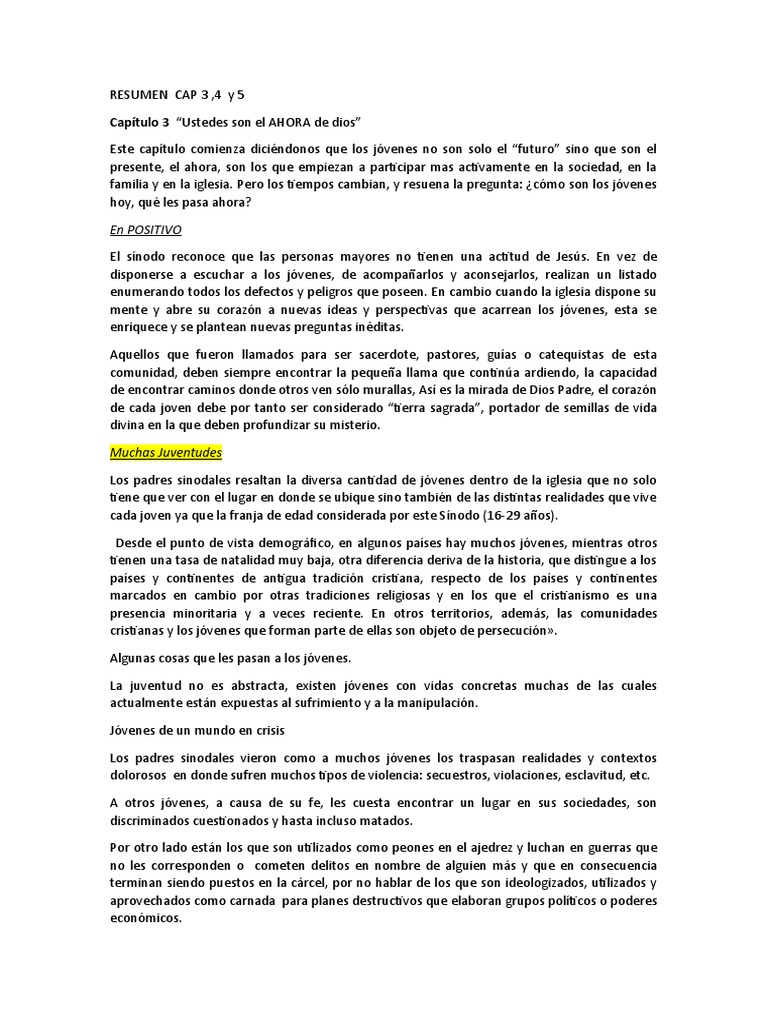 Resumen Cap 3 Y4 | PDF