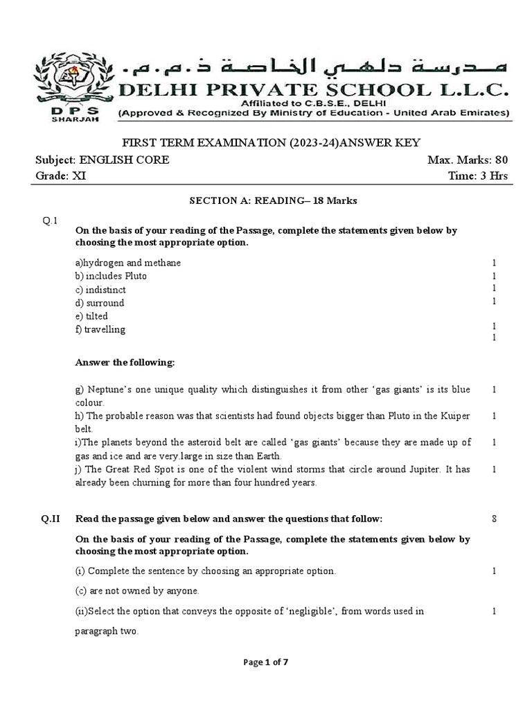 ENG XI - SET1 Ak | PDF