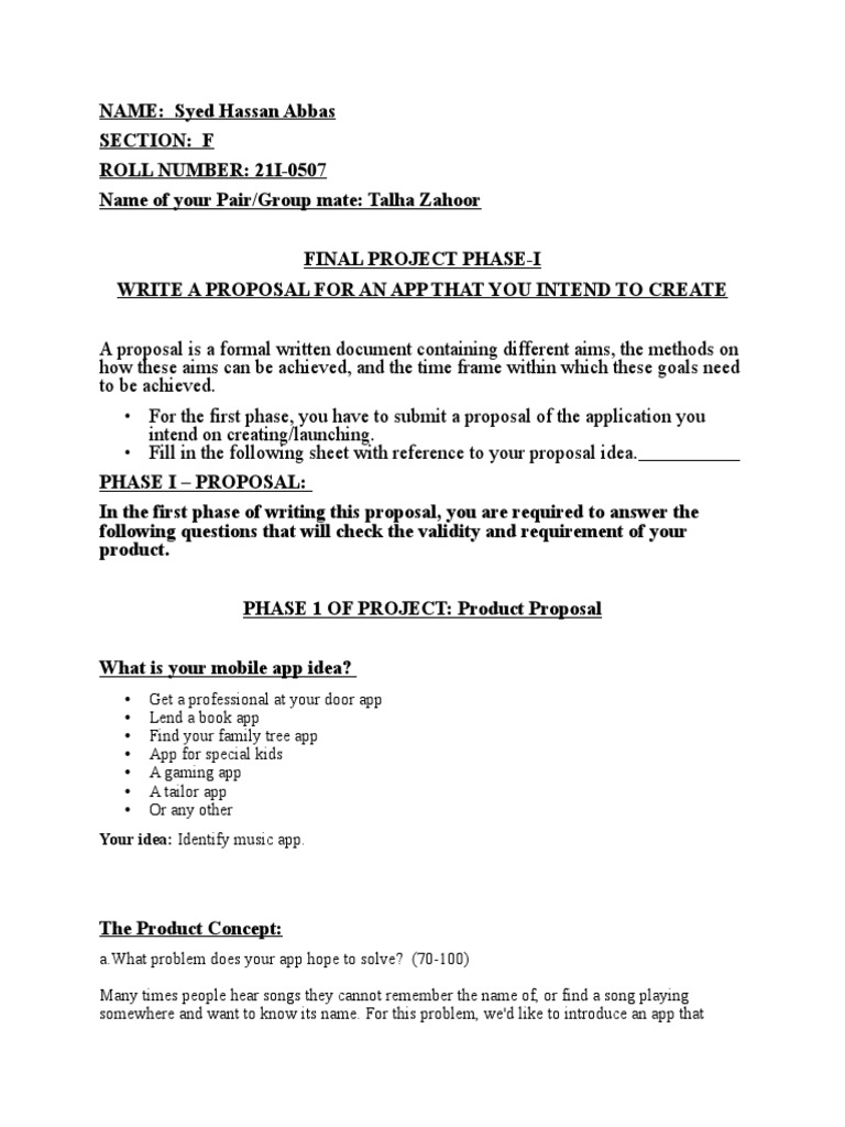 I21 - 0507 Final Project Worksheer | PDF | Application Software | Mobile App