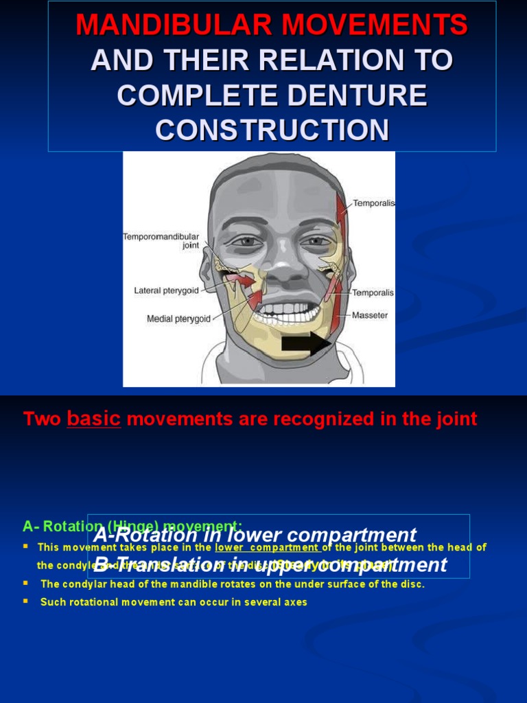 Mandibular Movements in Denture Construction | PDF | Human Anatomy ...