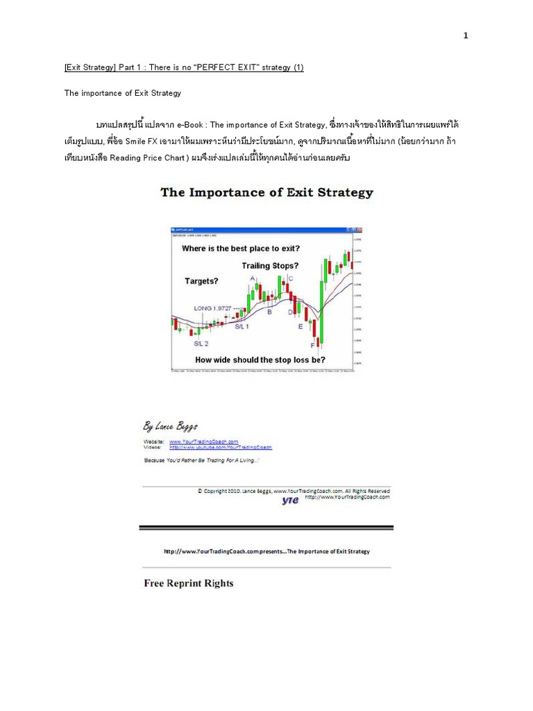 Exit Strategy | PDF