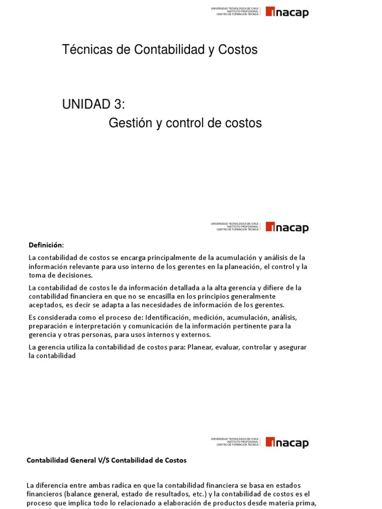 Contabilidad de Costos | PDF
