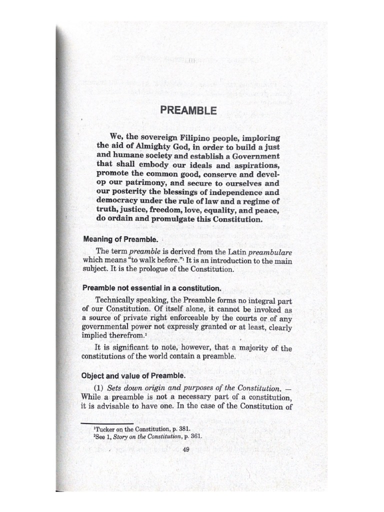 PREAMBLE | PDF