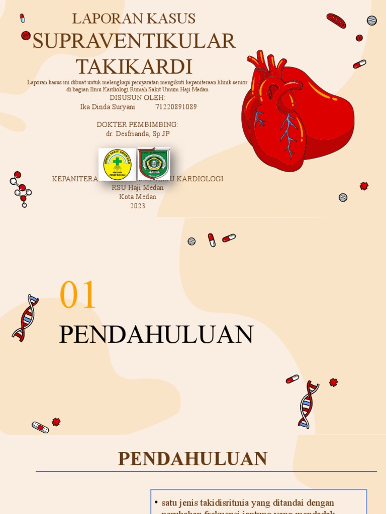 Laporan Kasus Supraventikular Takikardi | PDF