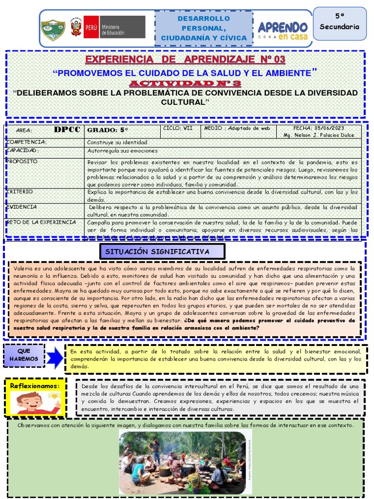 DPCC - 5° - Experiencia 3 - Actividad 3 | PDF | Democracia | Ideologías políticas