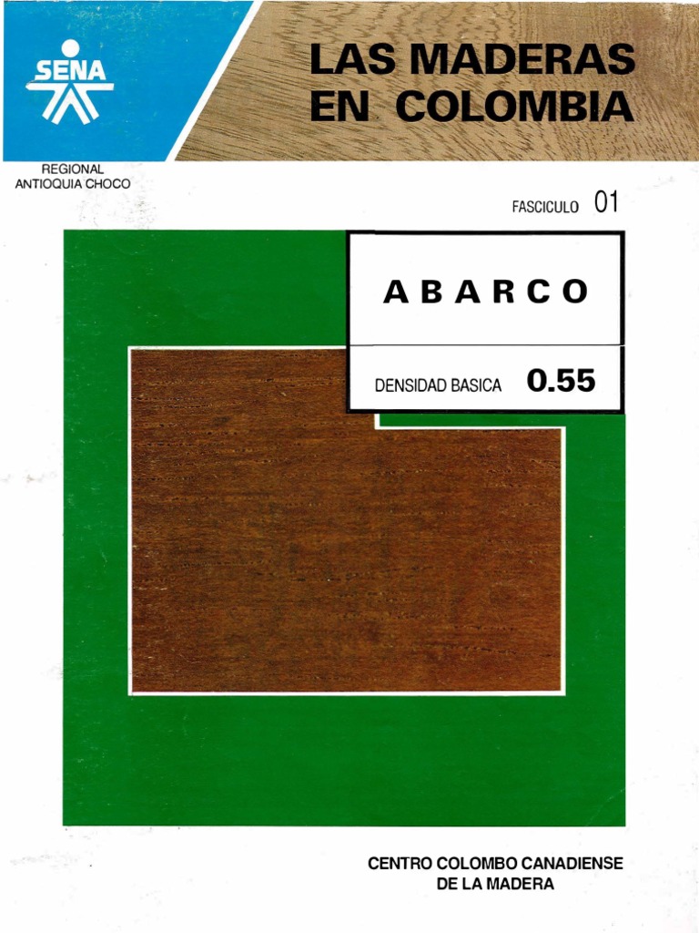Maderas Colombia 1 Abarco | PDF | Madera | Colombia