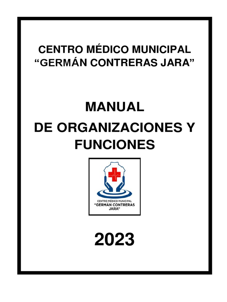 Manual de Organización y Funciones | PDF