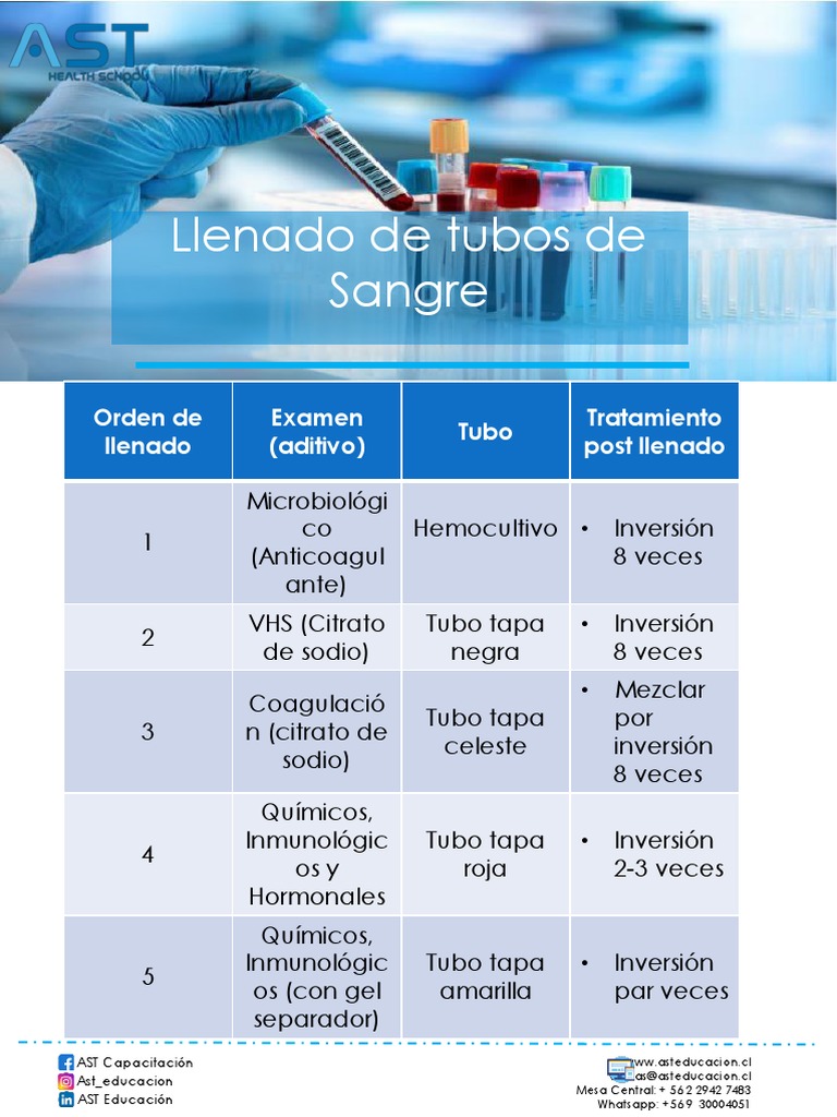 Proceso de Llenado de Tubos de Sangre | PDF
