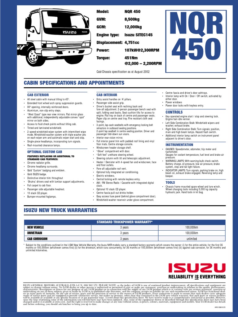 NQR 450 | PDF | Axle | Clutch