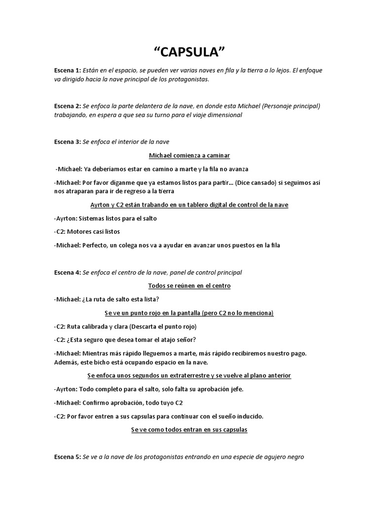 CAPSULA | PDF | Marte | Estación Espacial Internacional