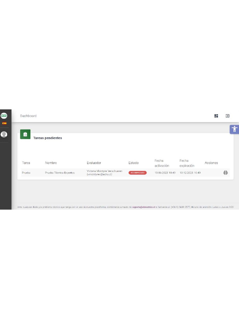 Prueba Experto Achs | PDF