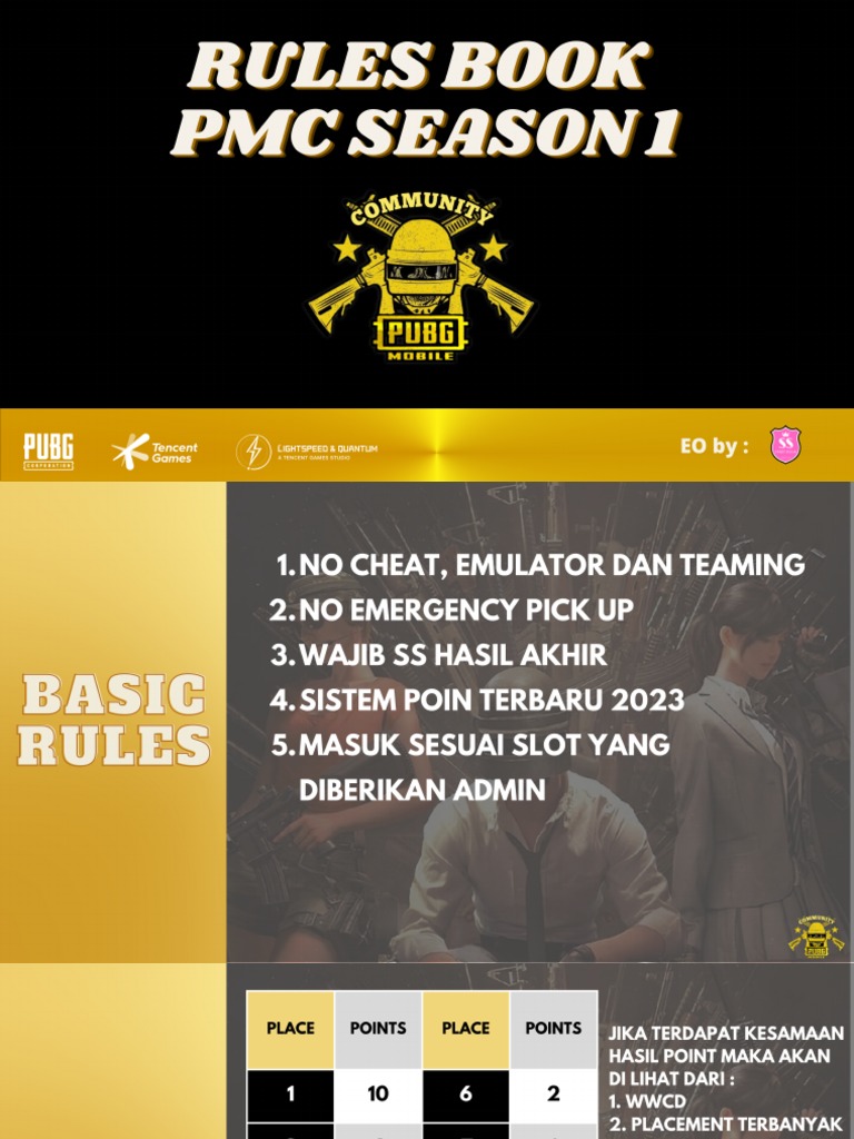 Rules Book PMC | PDF