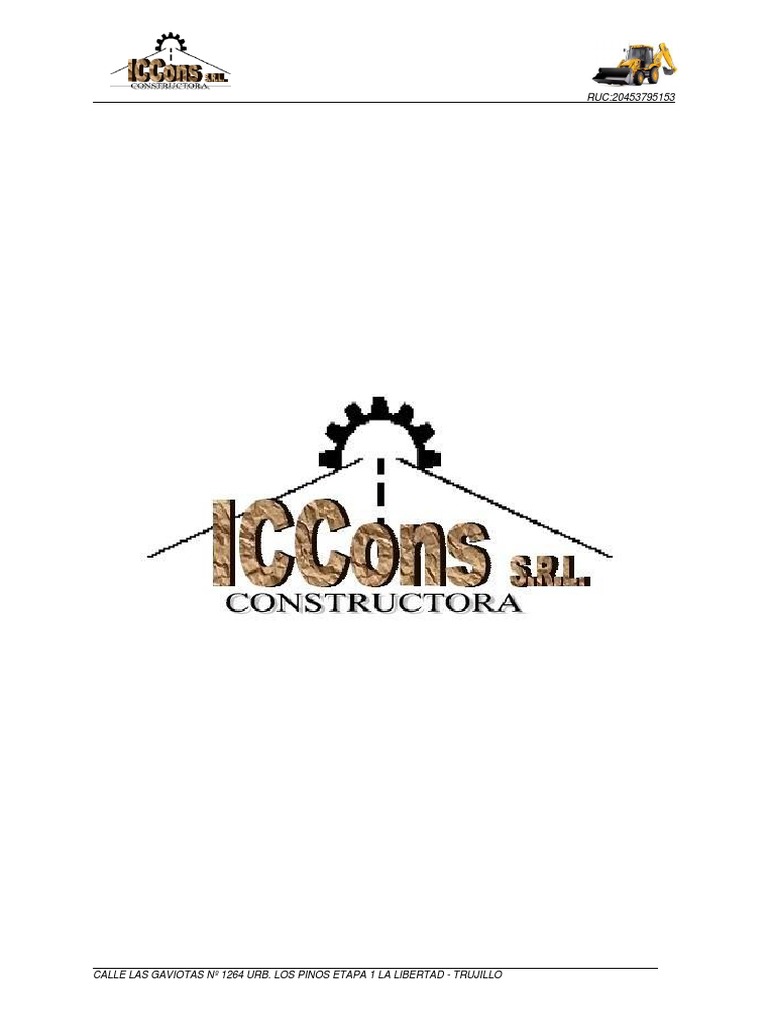 Brochure Constructora Iccons 2020 | PDF