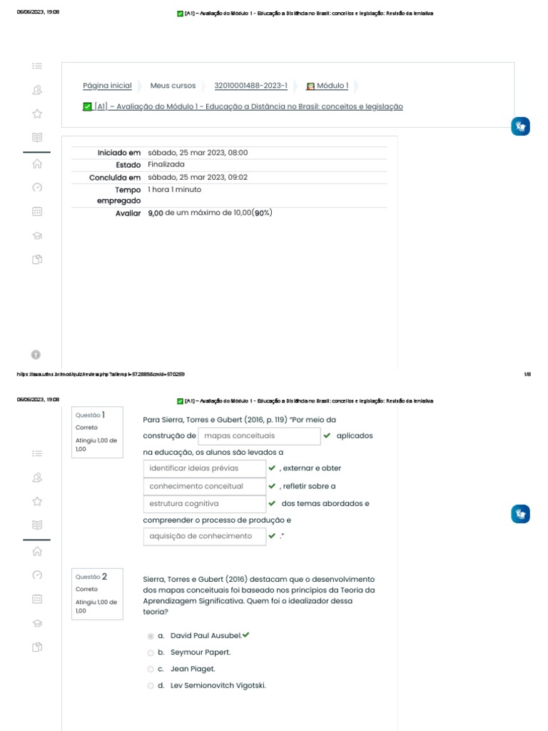 (A1) Módulo 1 - Educação A Distância No Brasil Conceitos e Legislação ...