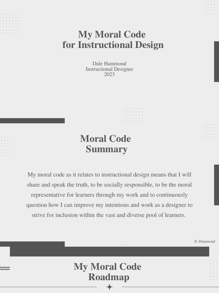 Moral Code | PDF