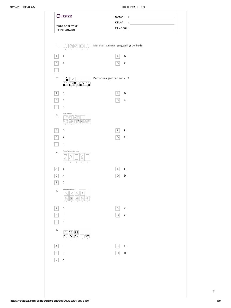 Tiu 8 Post Test | PDF