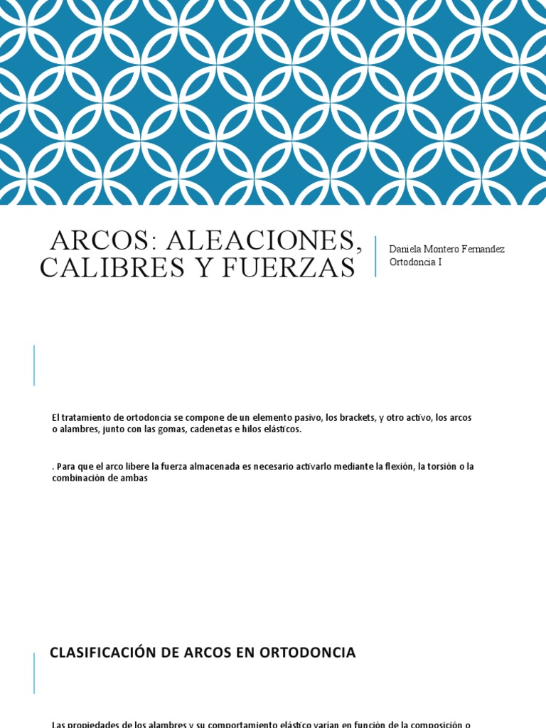 ARCOS | PDF | Ortodoncia | Rieles