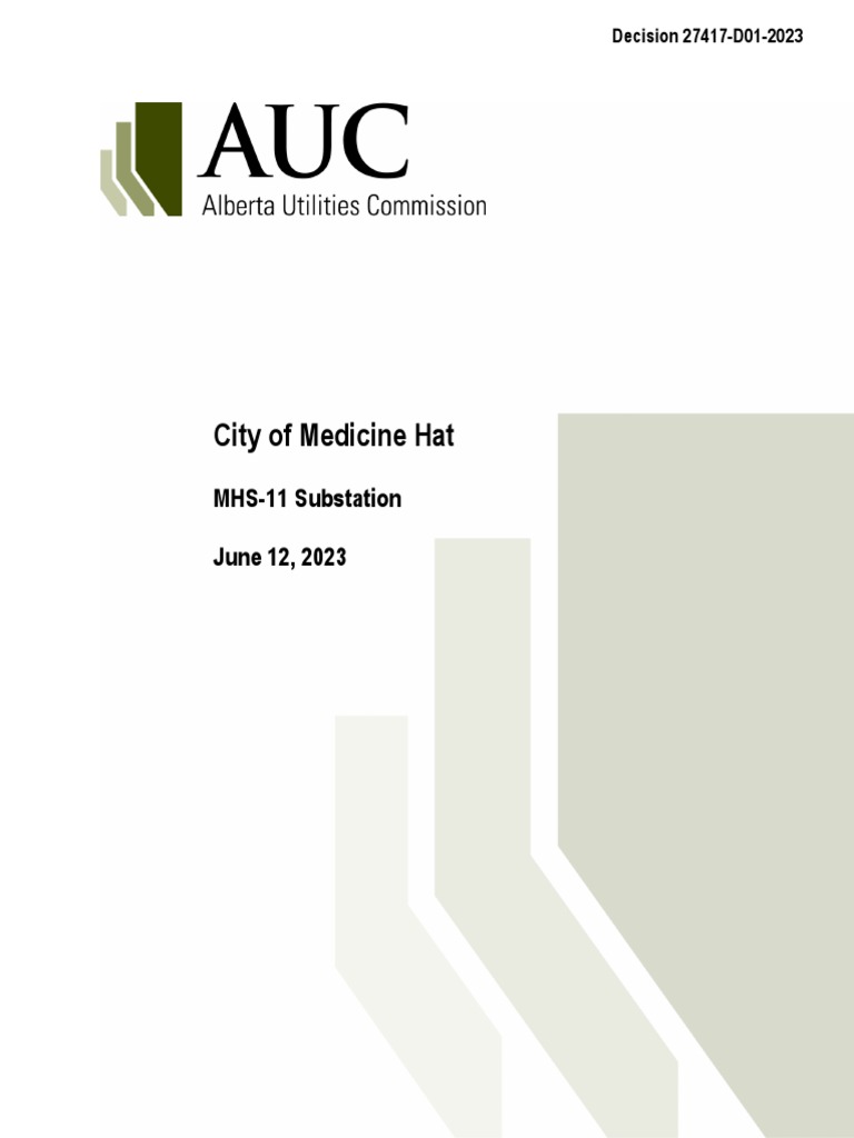 AUC Substation Decision | PDF | Electrical Substation | Electric Power ...